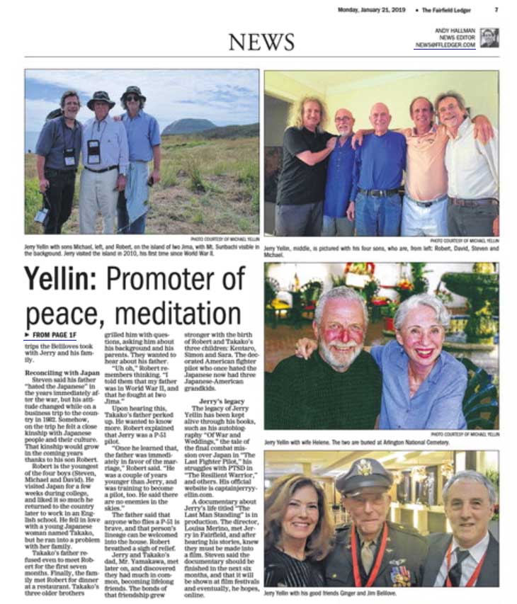 Jerry Yellin laid to rest with full military honors | The Uncarved Blog